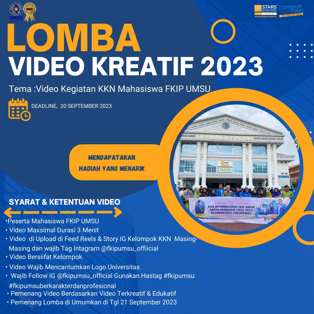 Lomba Video Kreatif Untuk Mahasiswa KKN Terintegrasi PLP 3 dan PLP 2 ...
